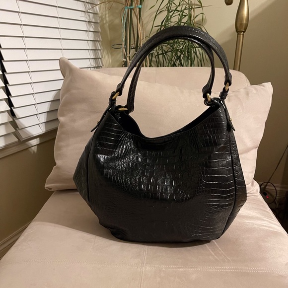 Brahmin | Bags | Brahmin Black Hobo Bag | Poshmark